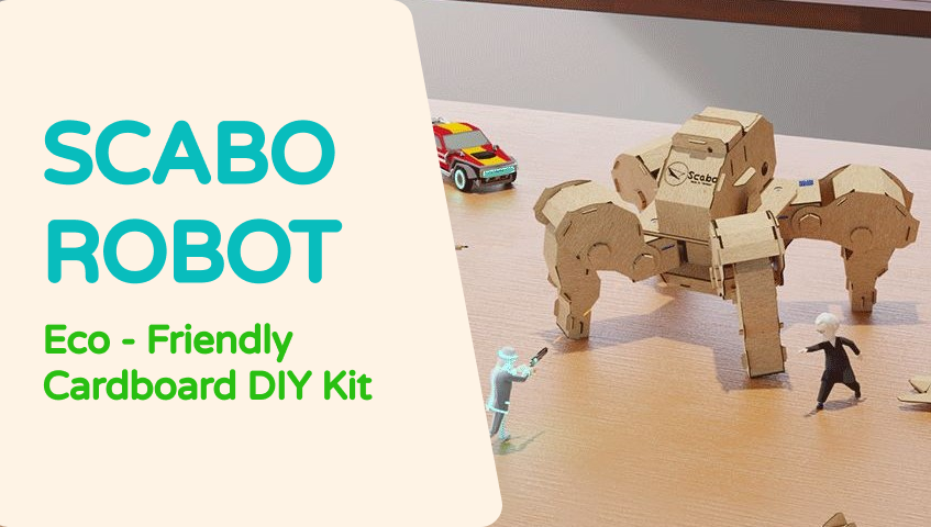 XR Cardboard DIY STEM Robot Kit - Build, Learn, Play – Scabo Toy